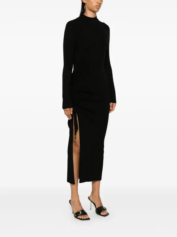 Michael Kors Ruched Midi Dress