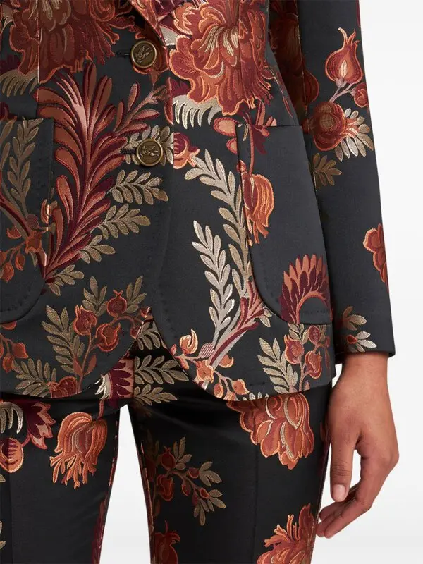 Etro Jacquard Blazer - Black