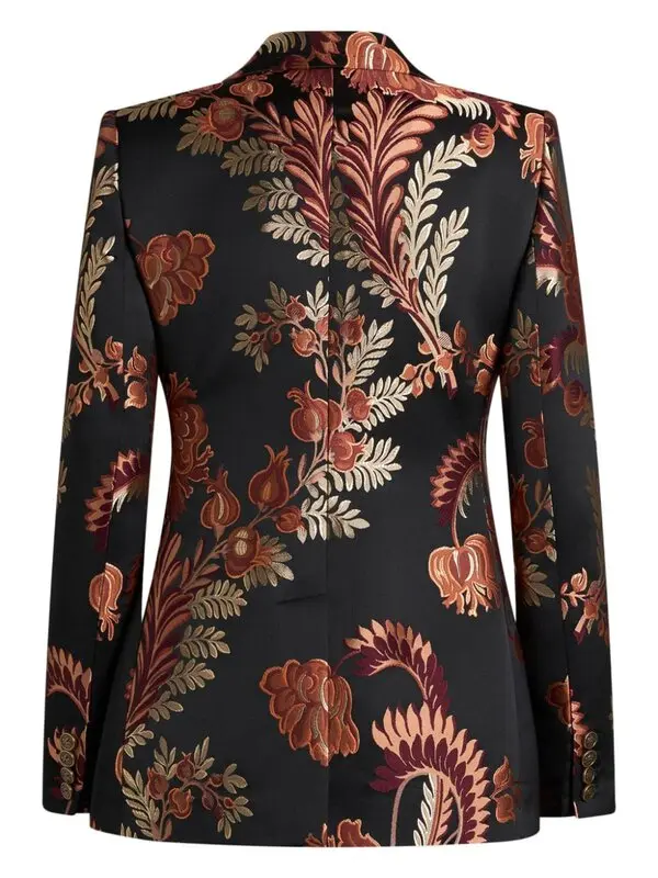 Etro Jacquard Blazer - Black
