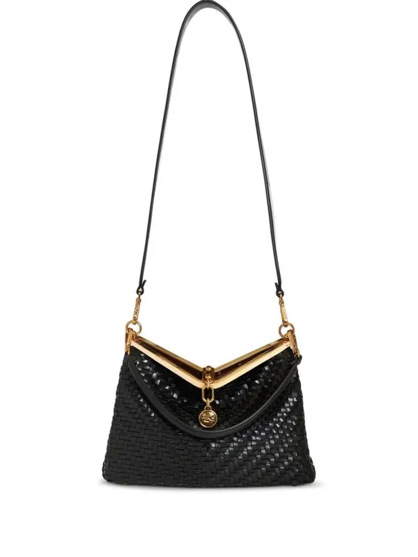 Etro Medium Woven Vela Shoulder Bag