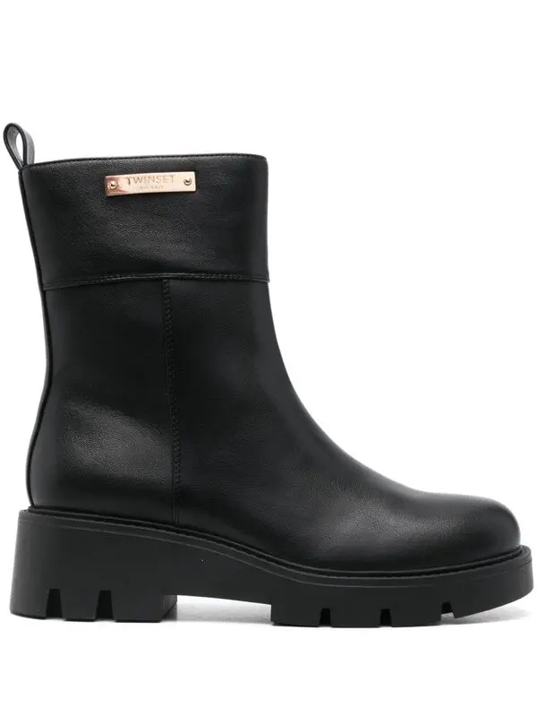TWINSET Logo-plaque Boots