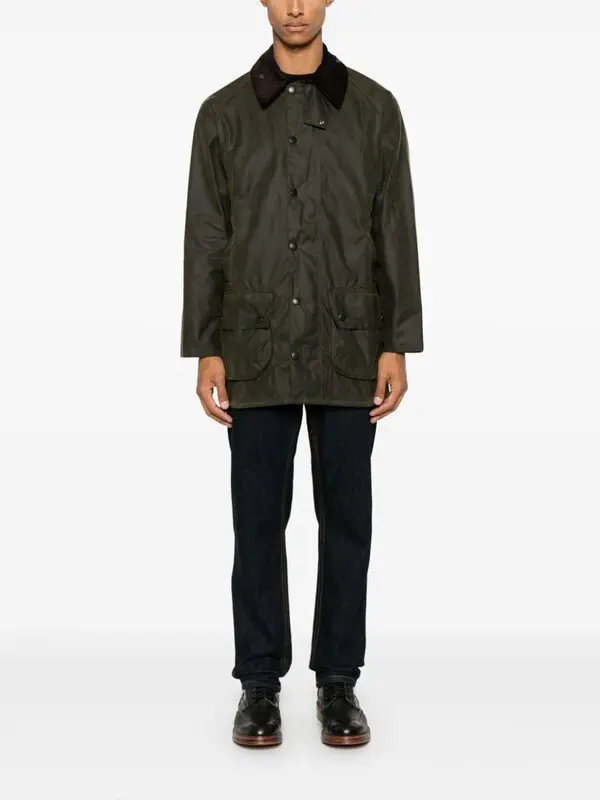 Barbour Beaufort Snap-fastening Jacket - Green