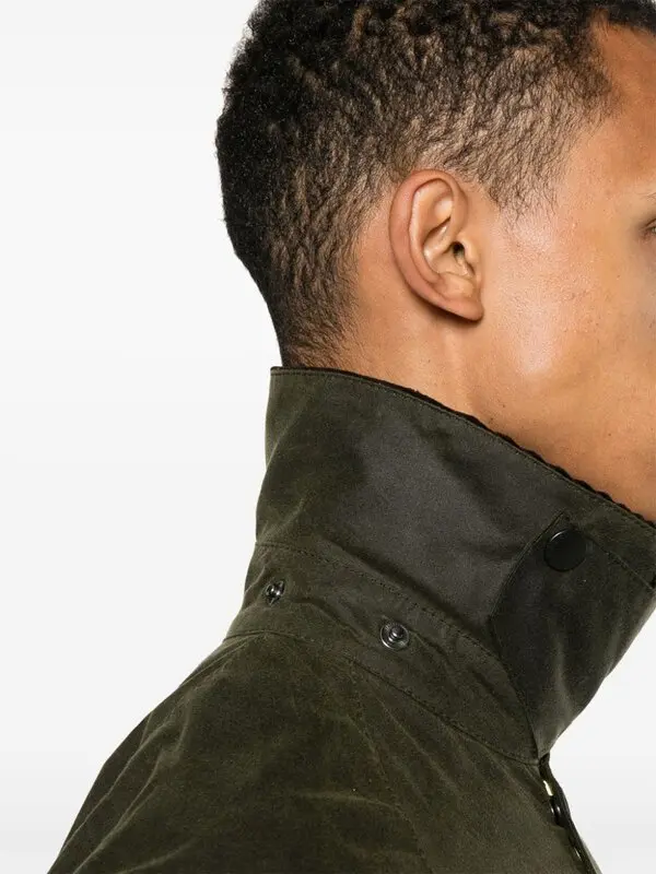 Barbour Beaufort Snap-fastening Jacket - Green