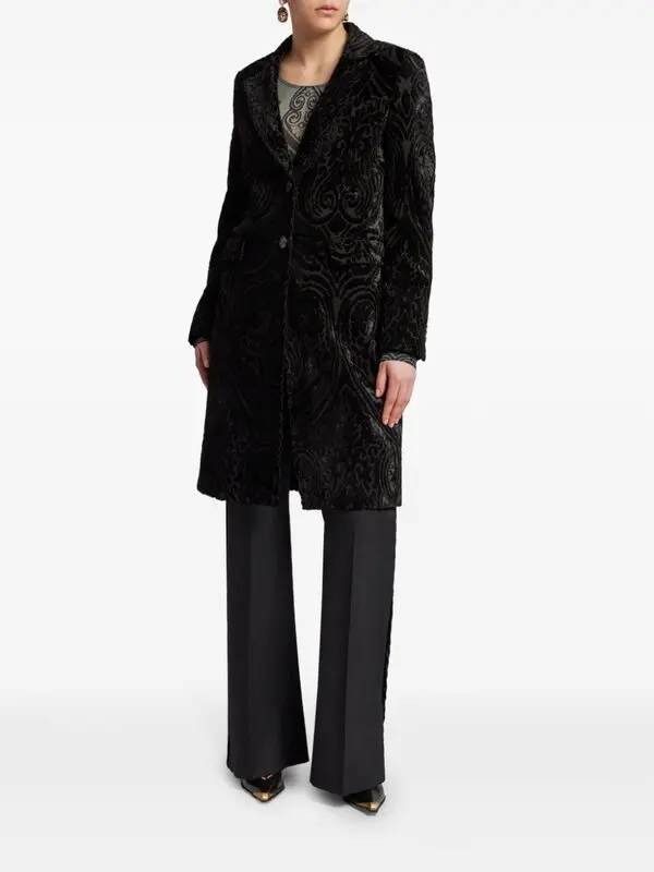 Etro Velvet Jacquard Coat