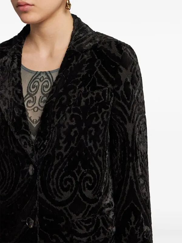 Etro Velvet Jacquard Coat