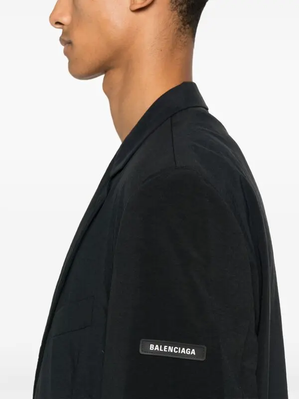Balenciaga Logo-patch Blazer