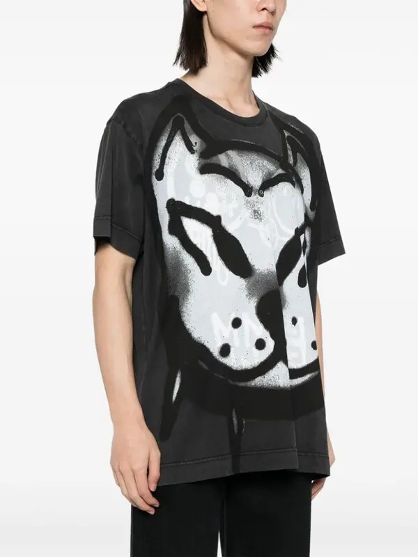 Givenchy X Chito Spray-Paint Effect T-Shirt In Black - 15% Off