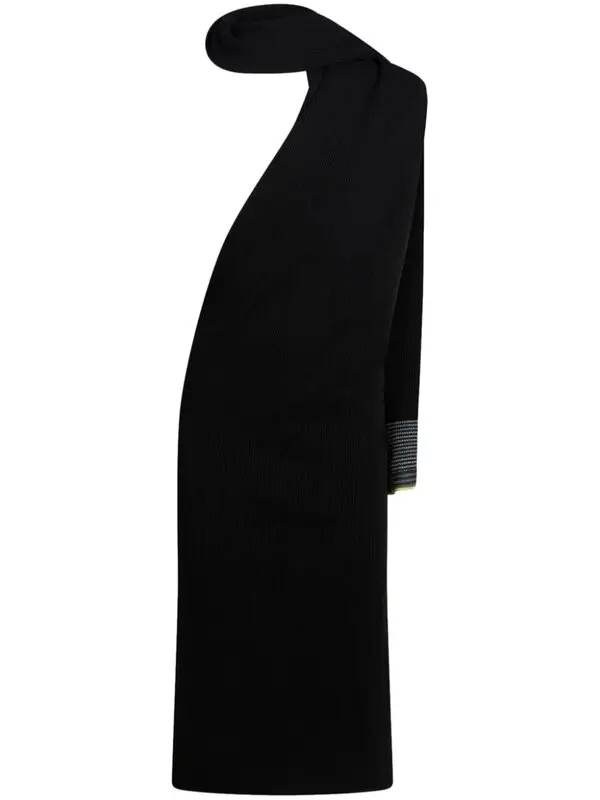 Etro Ribbed-knit Midi Dress - Black