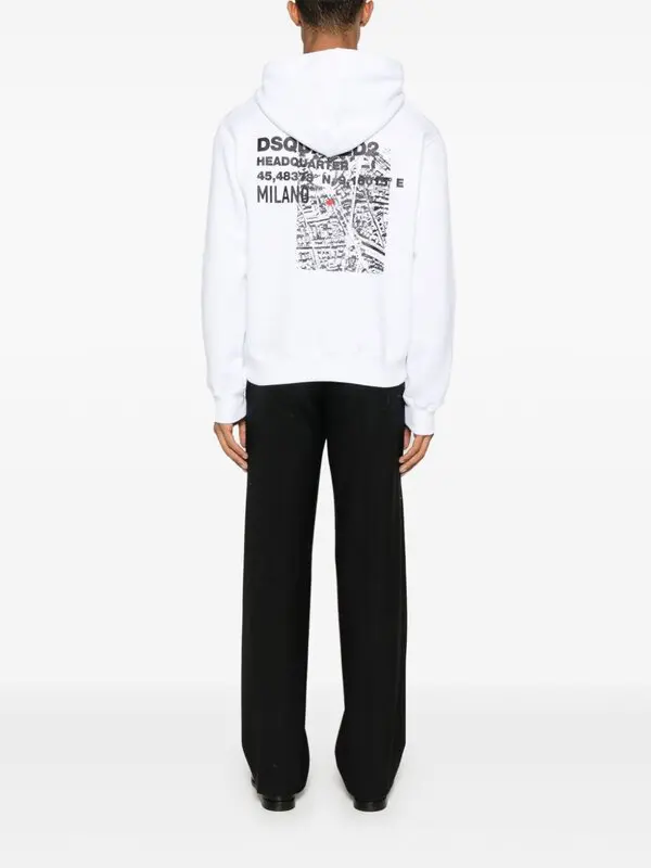 Dsquared2 Ceresio Map Hoodie