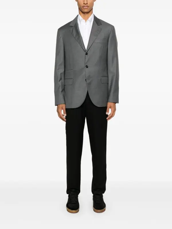 Brunello Cucinelli Pleat-detail Tapered Trousers - Black
