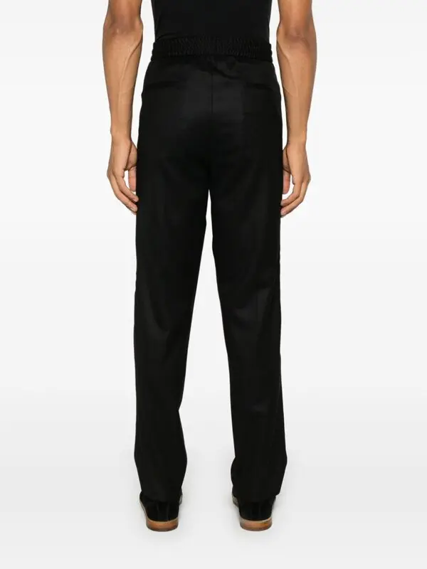 Brunello Cucinelli Pleat-detail Tapered Trousers - Black