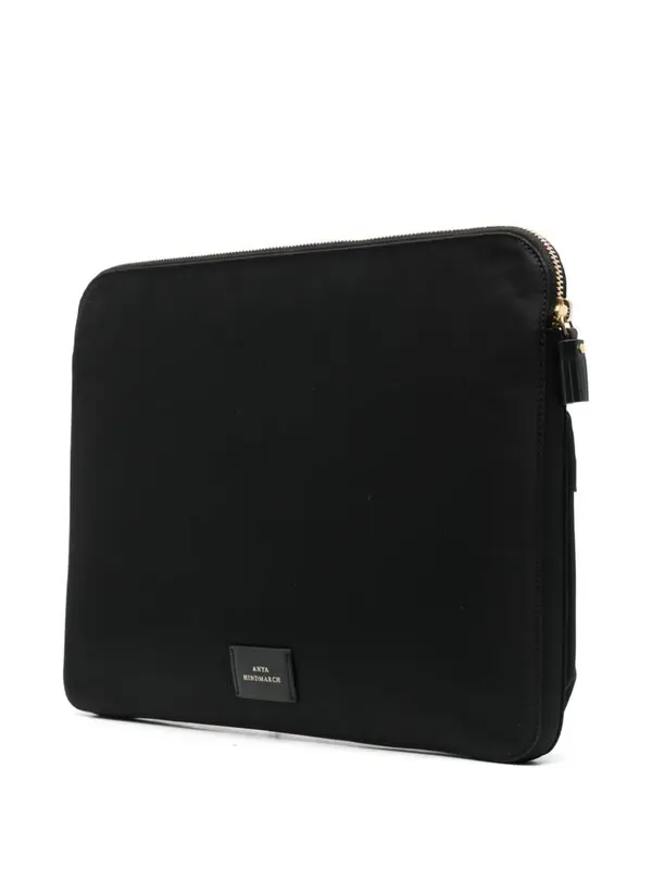 ANYA HINDMARCH Eyes Laptop Case - Black