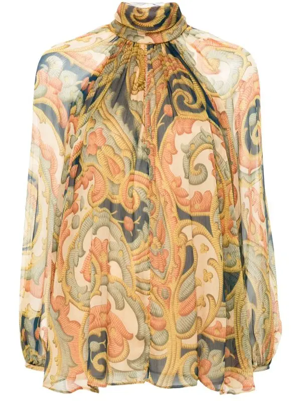 Etro Abstract-pattern Print Blouse