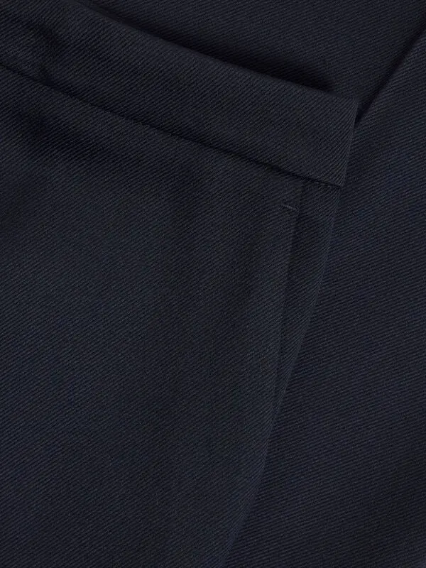 Etro Gabardine Flared Trousers - Blue