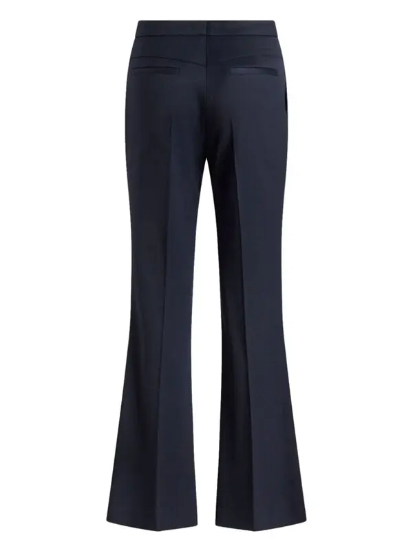 Etro Gabardine Flared Trousers - Blue