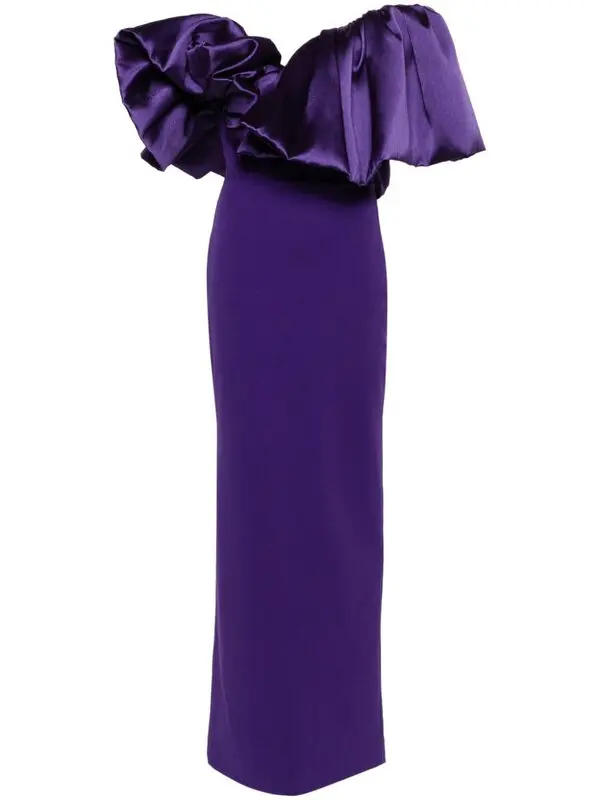 Solace London Cassia Maxi Dress - Purple