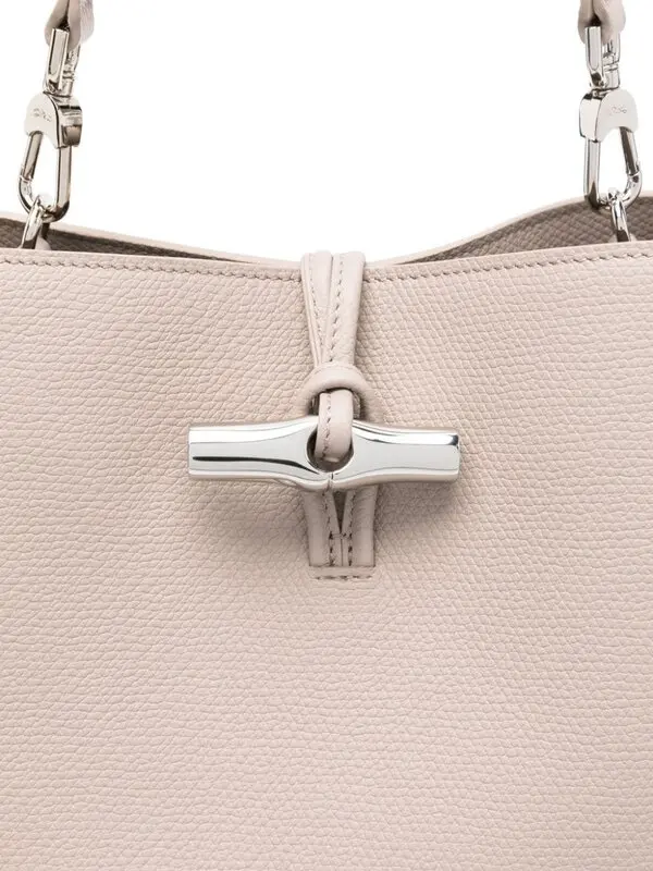 Longchamp Le Roseau Medium Shoulder Bag - Neutrals