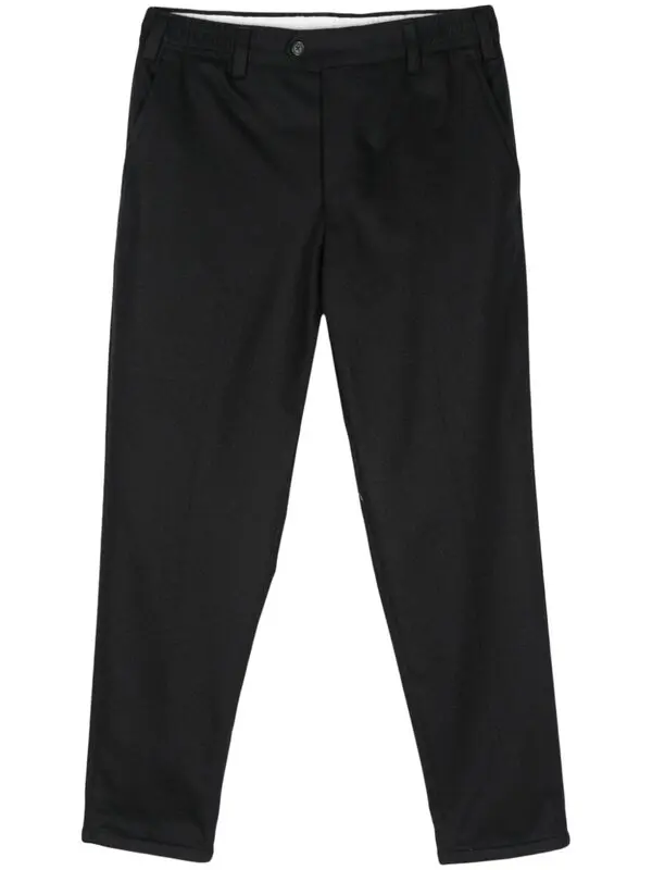 PT TORINO Tapered Trousers - Black