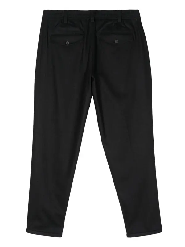 PT TORINO Tapered Trousers - Black