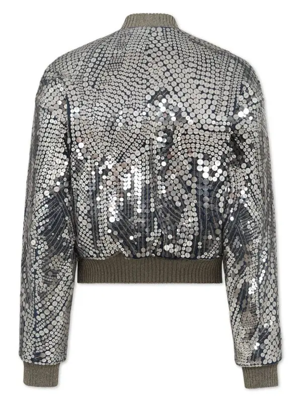 Dsquared2 Sequinned Bomber Jacket