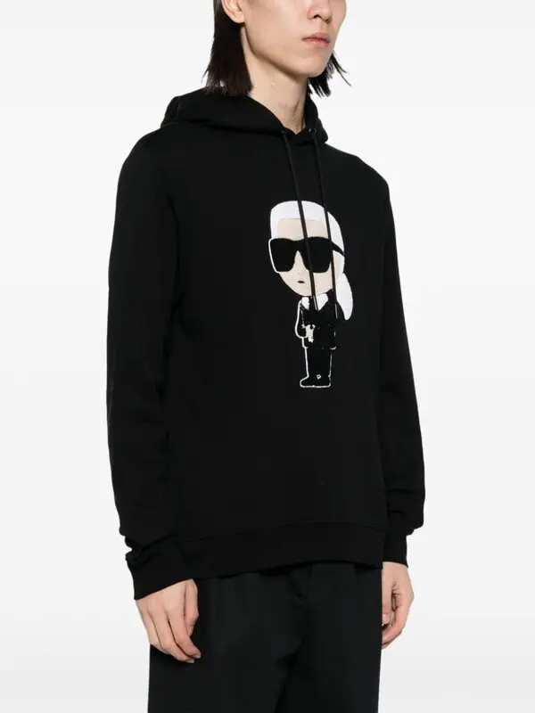 Karl Lagerfeld Patch Hoodie