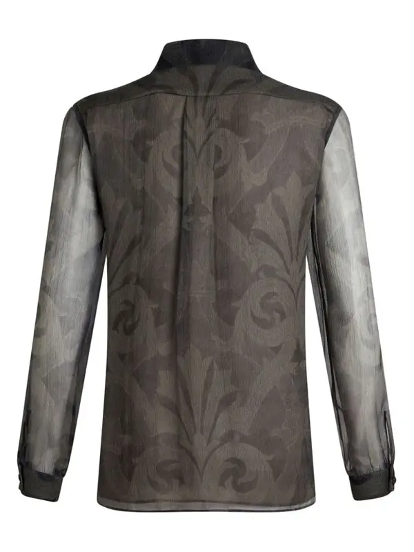Etro Printed Ruched Shirt