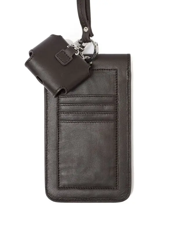 YVES SALOMON Leather Phone Pouch