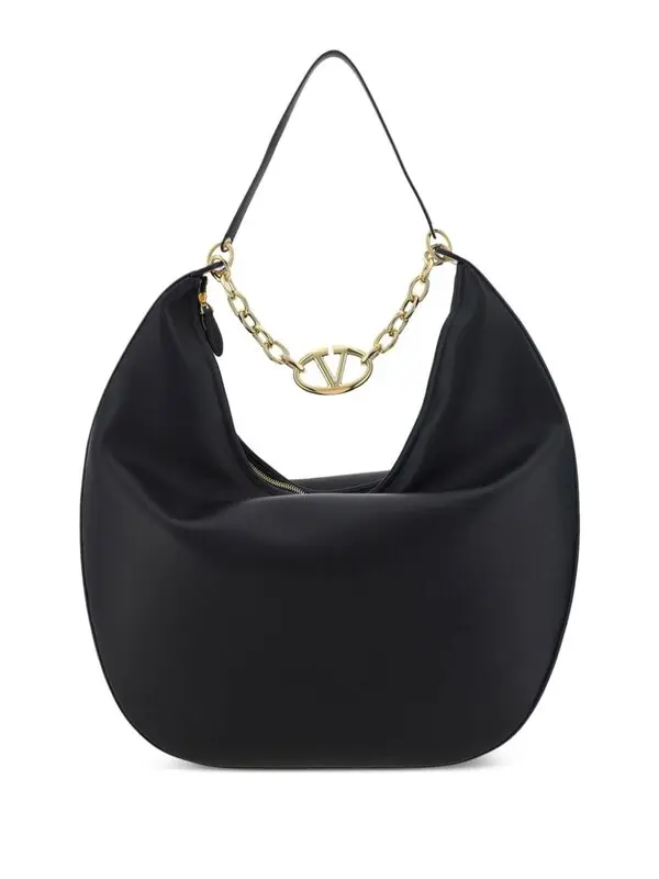 Valentino Garavani Vlogo Gate Shoulder Bag - Black