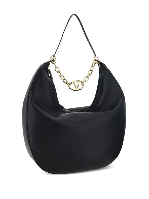 Valentino Garavani Vlogo Gate Shoulder Bag - Black