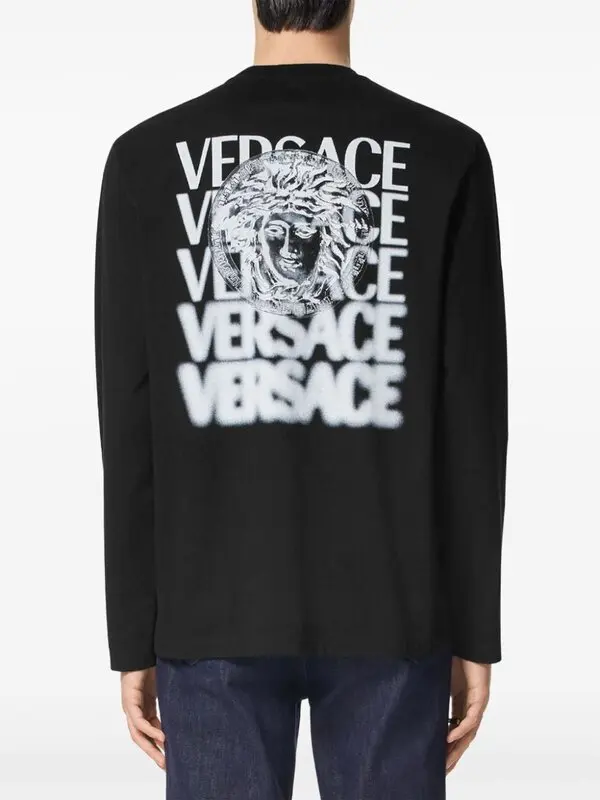 Versace Medusa Medallion Long-sleeve T-shirt