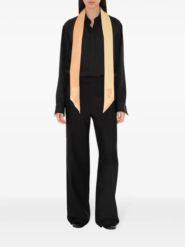 Burberry Reversible B Shield Silk Scarf