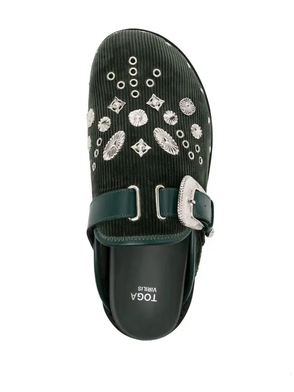 TOGA VIRILIS Eyelet Metal Mules
