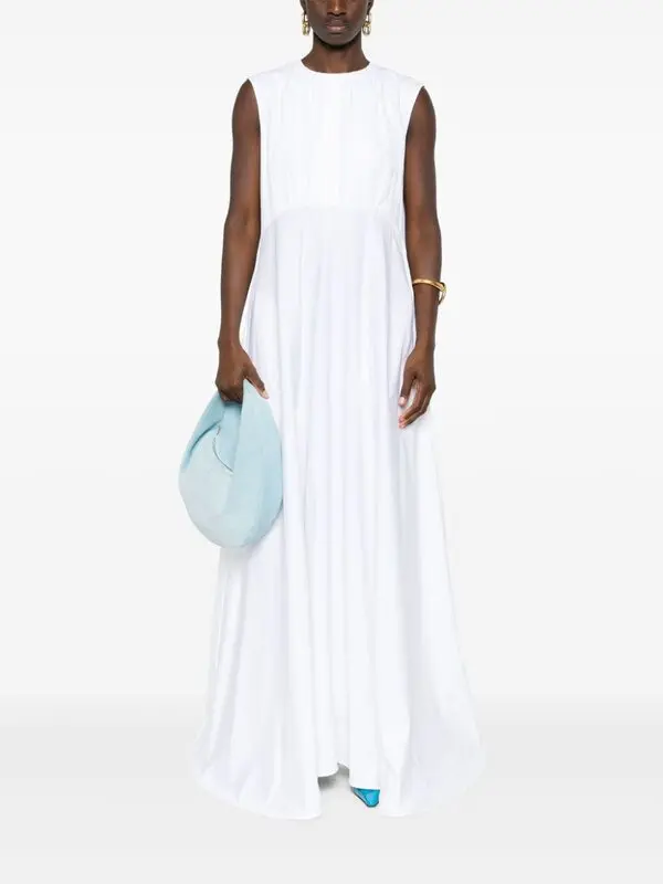 JIL SANDER Cotton Poplin Maxi Dress