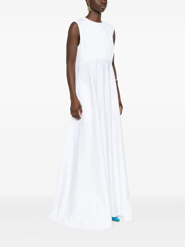 JIL SANDER Cotton Poplin Maxi Dress