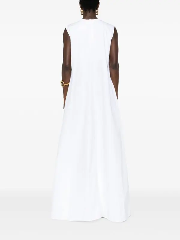 JIL SANDER Cotton Poplin Maxi Dress