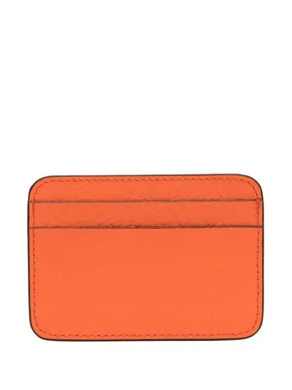 Acne Studios Leather Card Holder - Orange