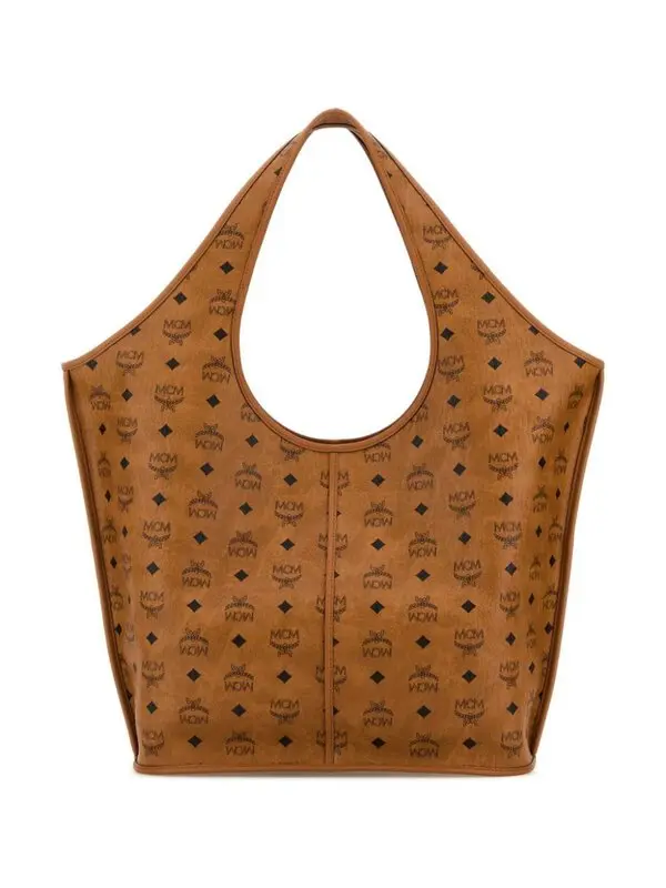Mcm Aren Mama Tote - Brown