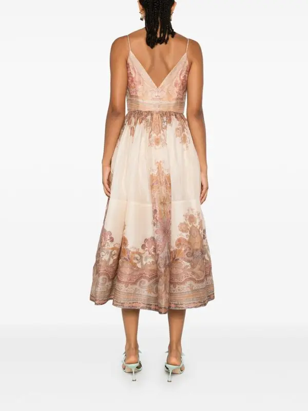 Zimmermann Illustration Midi Dress