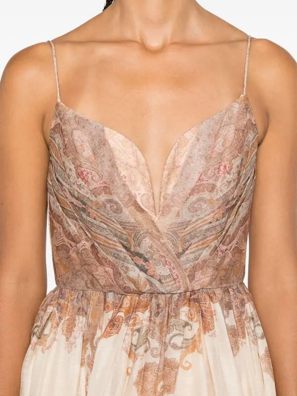 Zimmermann Illustration Midi Dress