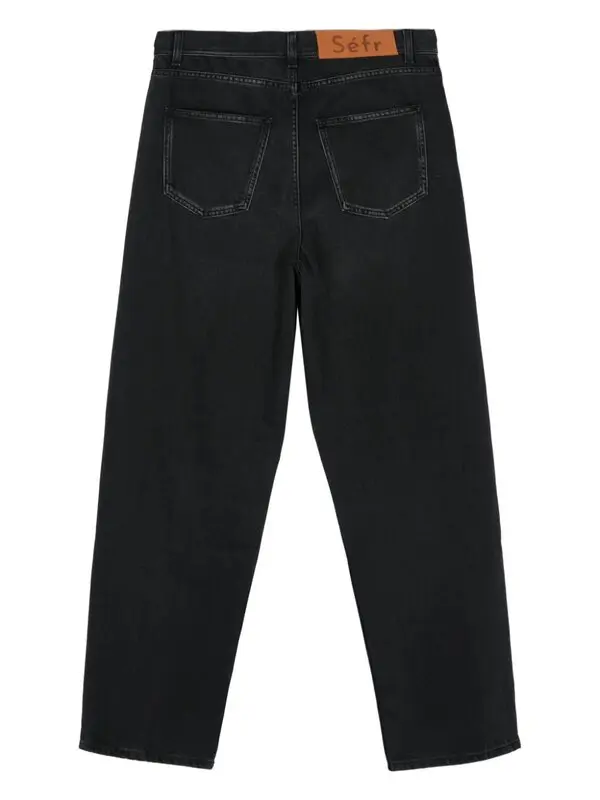 Séfr Wide Leg Denim Jeans - Grey
