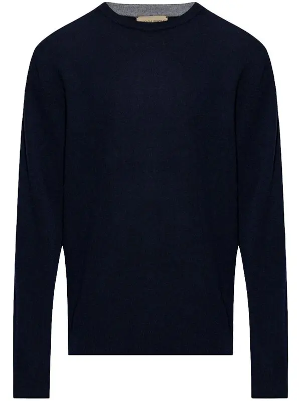 Woolrich Logo-embroidered Wool Sweater - Black