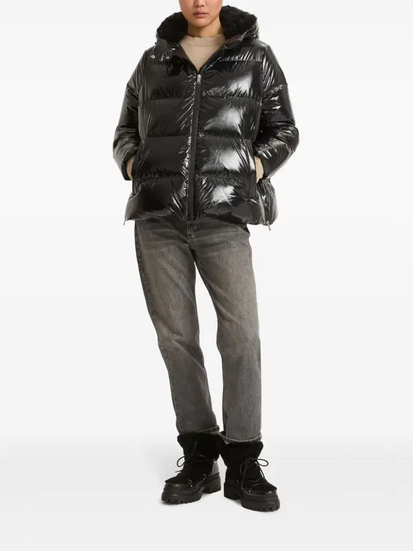 YVES SALOMON Duck-down Padded Jacket - Black