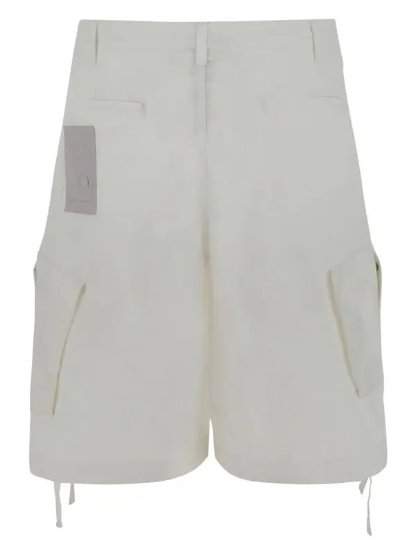 TEN C Logo-appliqué Bermuda Shorts