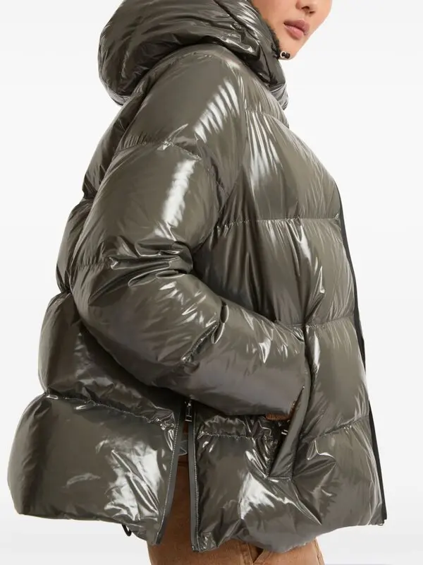 YVES SALOMON Duck-down Padded Jacket - Grey