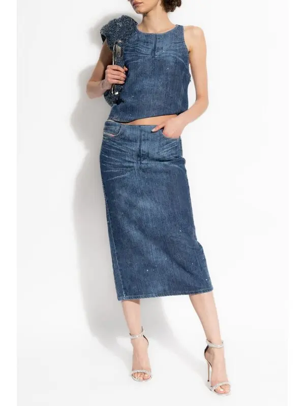 DIESEL® De-plaque-s Tank Top - Blue