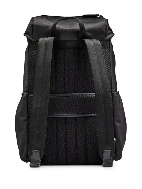 BOSS Double B Monogram Twill Backpack - Black