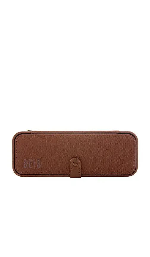 BEIS The Jewelry Case In Brown - Maple