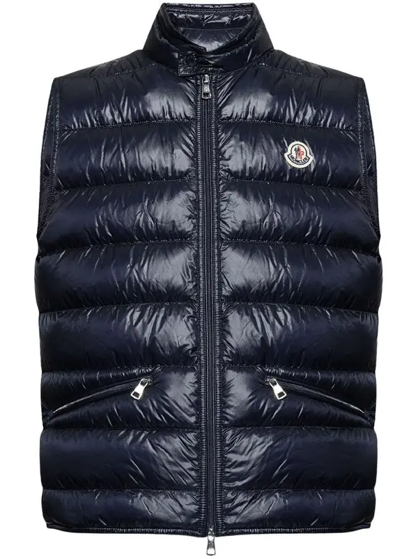 Moncler Gui Puffer Gilet - Blue