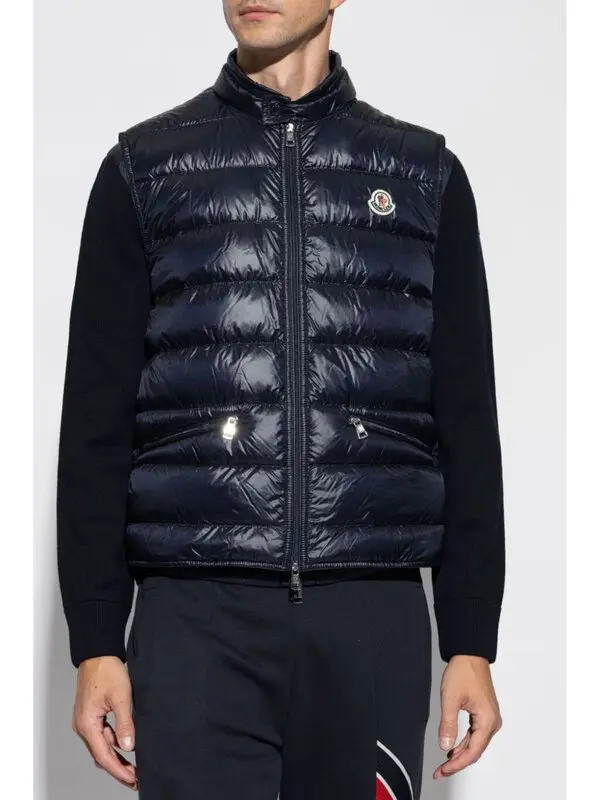 Moncler Quilted Waistcoat - Blue
