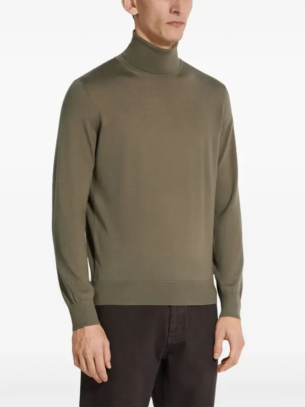 Zegna Cashseta Jumper - Green